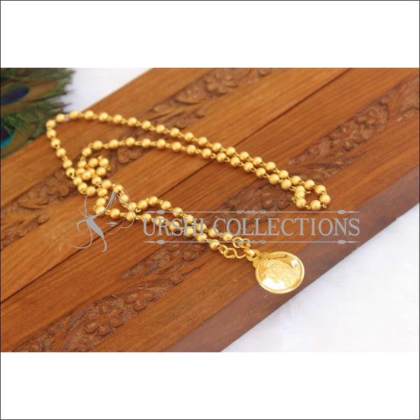 Kerala Style Gold Plated RadhaKrishna Temple Chain M2966 – Urshi ...
