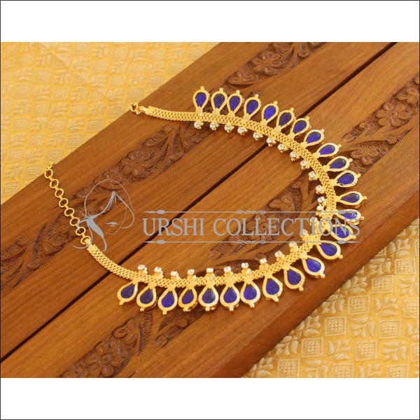 Kerala Style Gold Platted Palakka Necklace Set M1374 – Urshi Collections